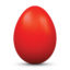 Red Colored Easter Egg/Orb with Shiny Surface - VECTOR GRAPHIC ON ...