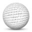 Many Numbers Mapped onto a White Sphere - VECTOR GRAPHIC ON SPHERES AND ...