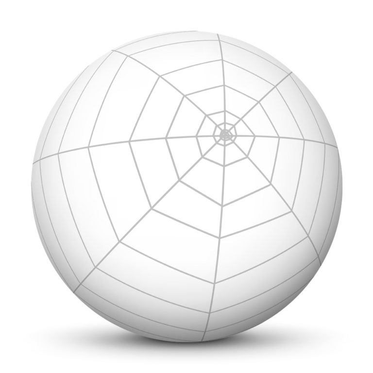 White Sphere with Spider Web (Cobweb) on Surface - VECTOR GRAPHIC ON ...